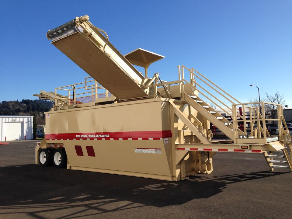 Rock Wood Separators, Ideal for Log Yard-Bark Products - RD Olson