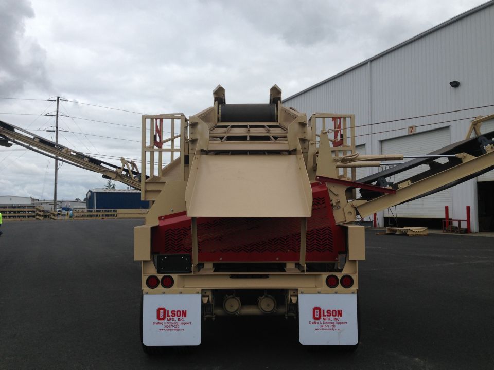 RDO 512 Screener with 5 x 12 x 2D Step Deck Screen - RD Olson